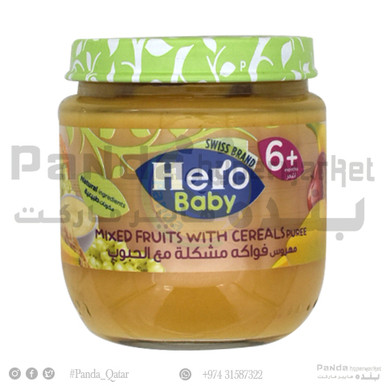 Hero Baby food Mixed Fruits & cereal 125gm - Panda.qa