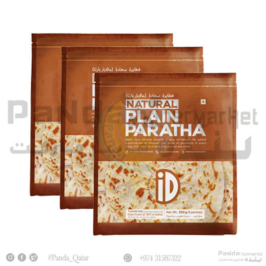 Id Natural Plain Paratha 5x3pcs Pack - Panda.qa