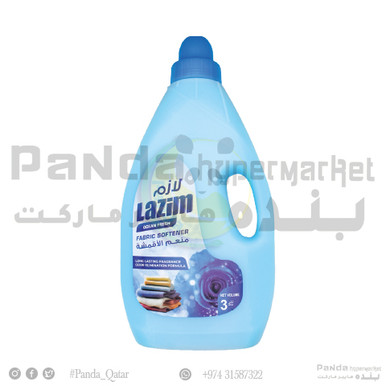 Lazim Fabric Softner Ocean Fresh 3 Ltr - Panda.qa