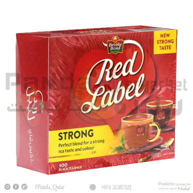 Brooke Bond Red Label Tea Bag 100s - Panda.qa