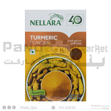 Nellara Turmeric Powder 200gm - Panda.qa