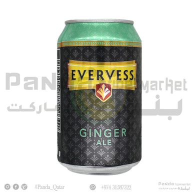 Evervess Ginger Ale 330ml - Panda.qa