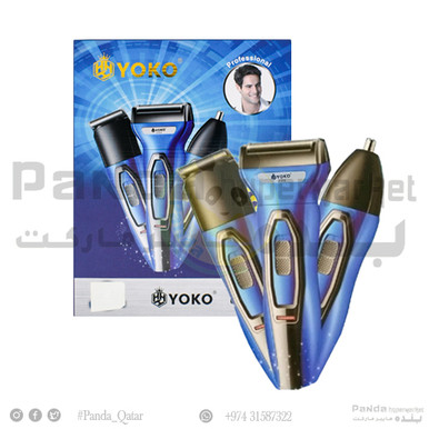 Yoko Hair Clipper 3IN1 Shaver - Panda.qa