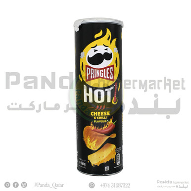 Pringles Hot Cheese&Chilli 160gm - Panda.qa