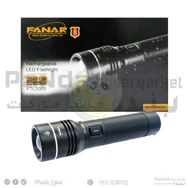 Fanar Rechargeable Flash Light FTL2000 - Panda.qa