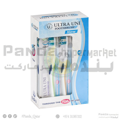 Ultra Uni Toothbrush 12Pcs - Panda.qa