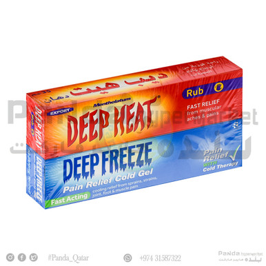 Deep Heat Rub 35gm+Deep Freeze Gel 35 Gm - Panda.qa