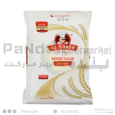 Al Baker Patent Flour All Purpose 5KG - Panda.qa