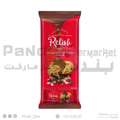 Relish Double Choco&Oats 12X40Gm - Panda.qa