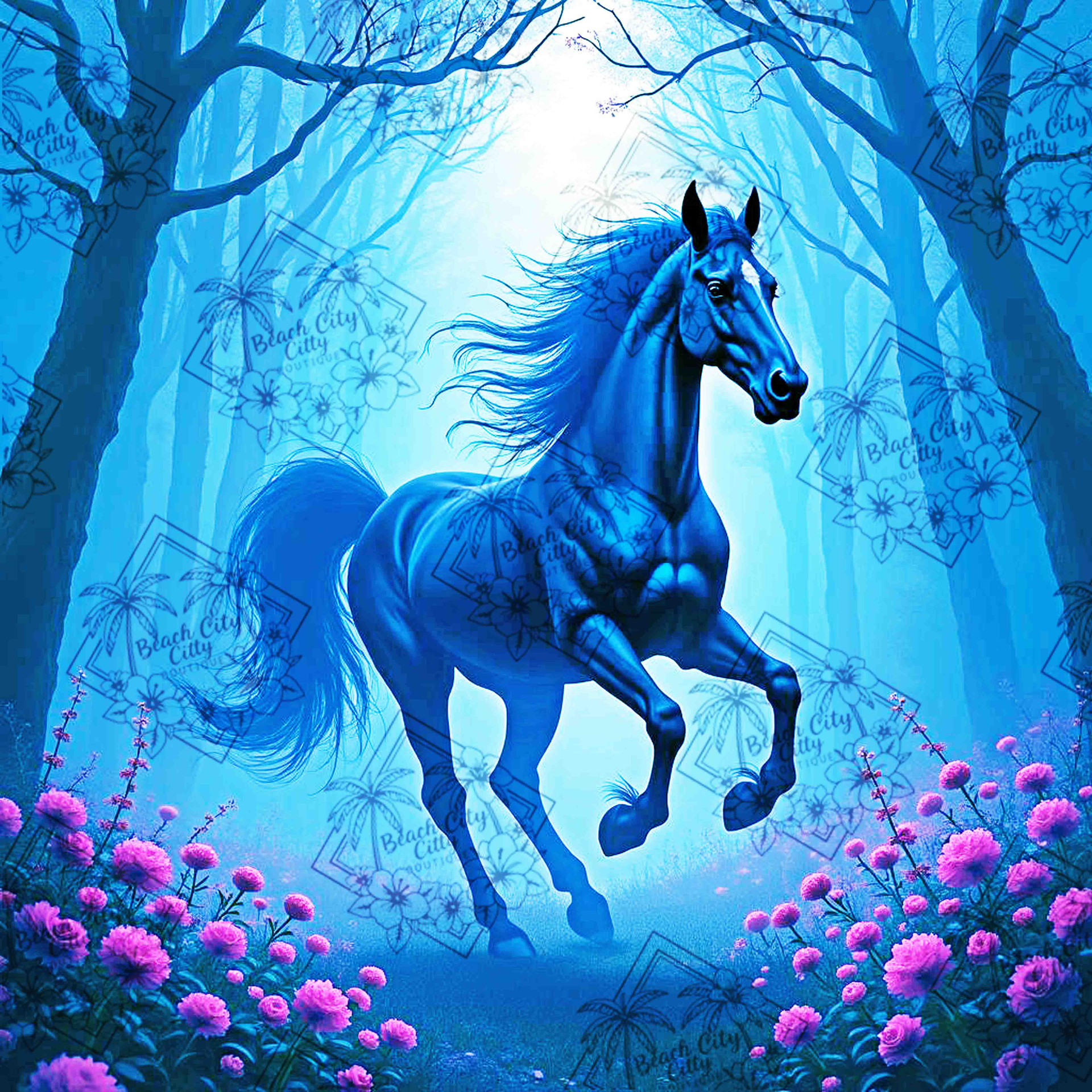 Nightshades Forest Run - Diamond Art Kit Made to Order © Natasha Muir