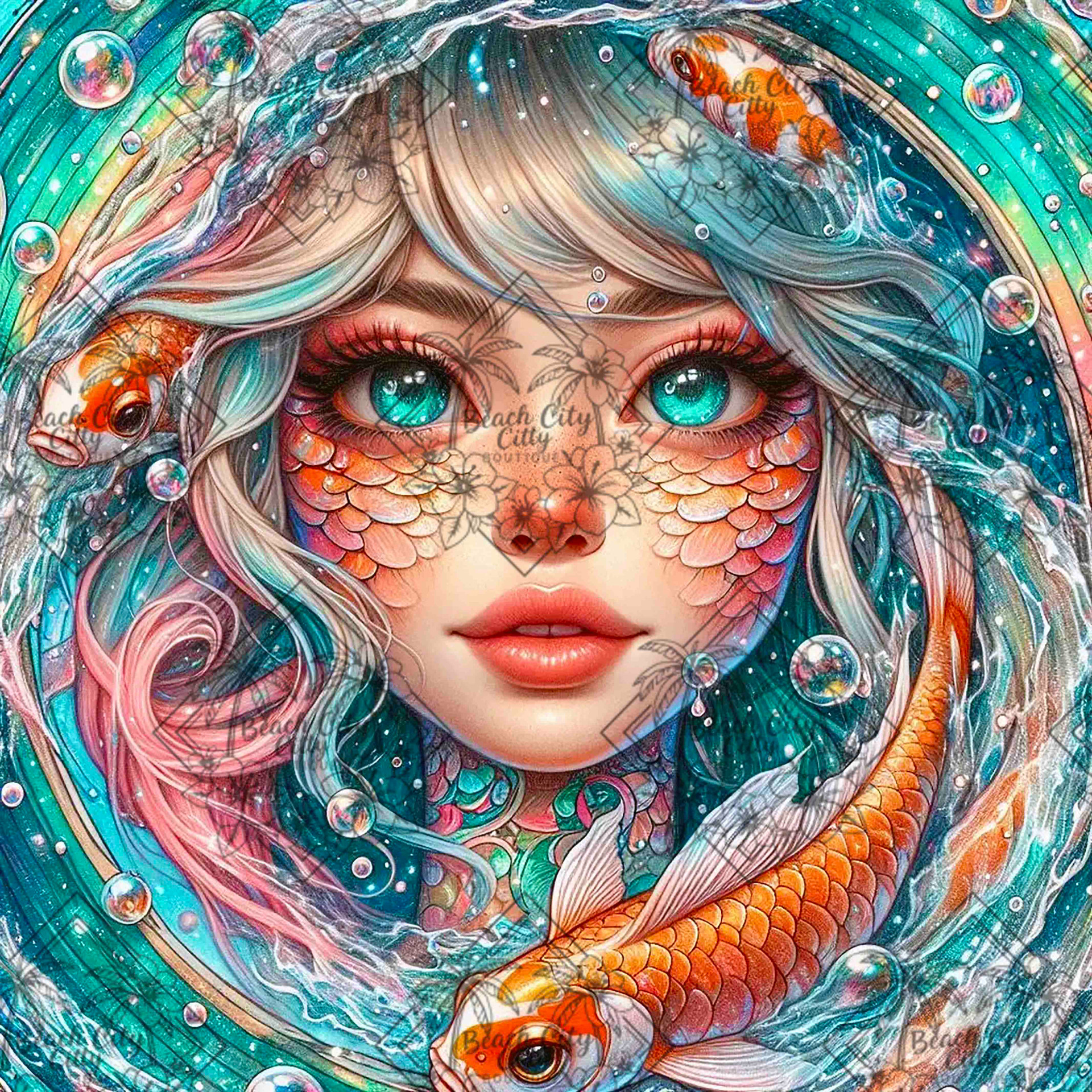 Koi Water Muse – Licensed Diamond Art Kit by Sandrietta