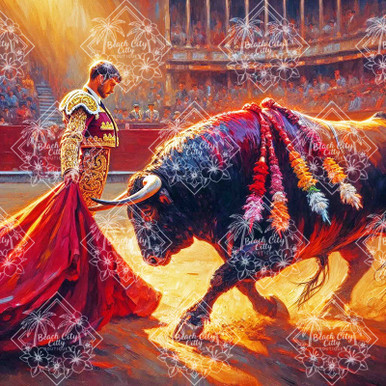 Crimson Arena Dance - Diamond Art Kit Made to Order © Kelly Reins