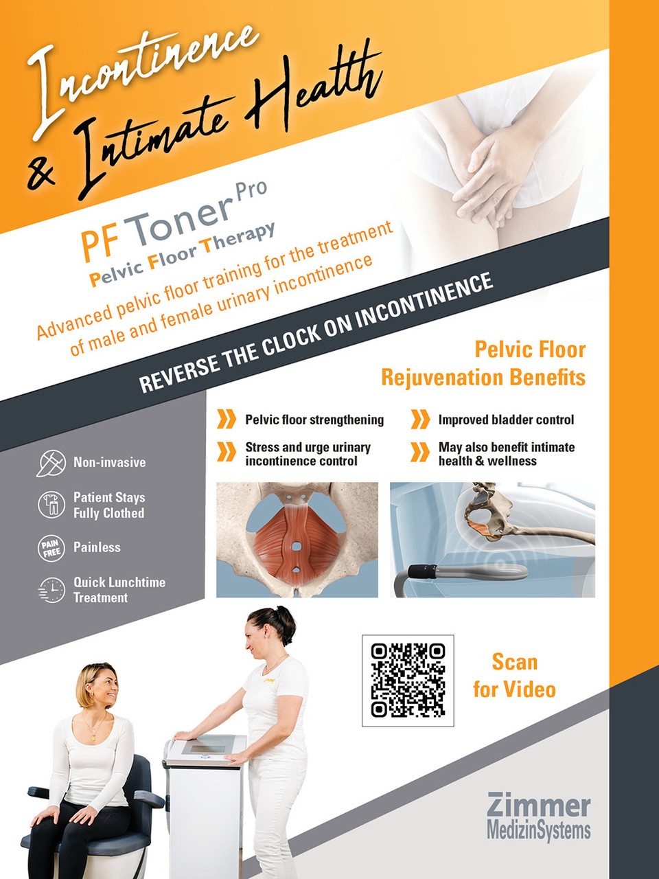 PF TonerPro for Incontinence - Waiting Room Poster - Device | Zimmer ...