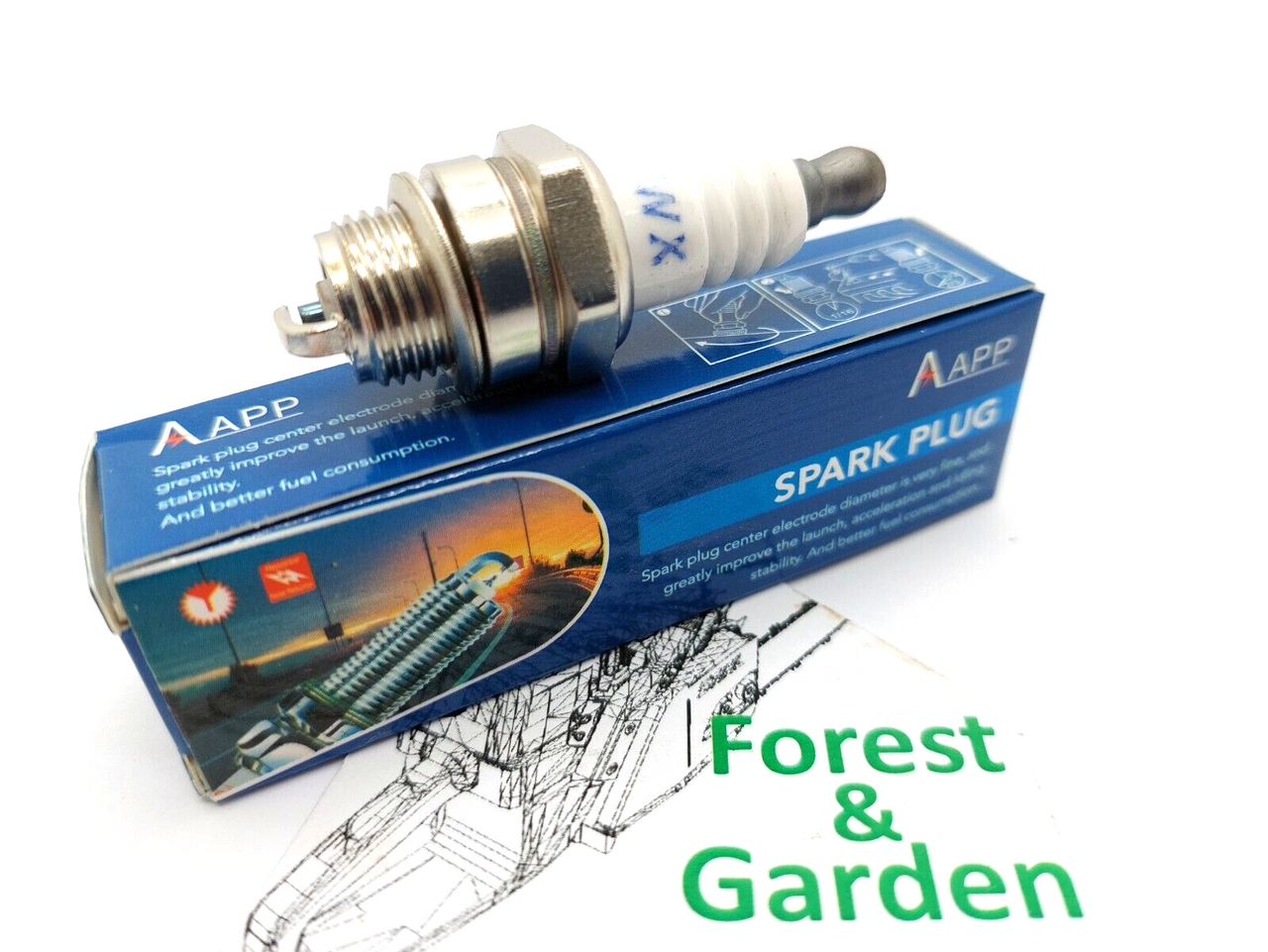 Spark Plugs For Most Chainsaws Strimmers Brush Cutters