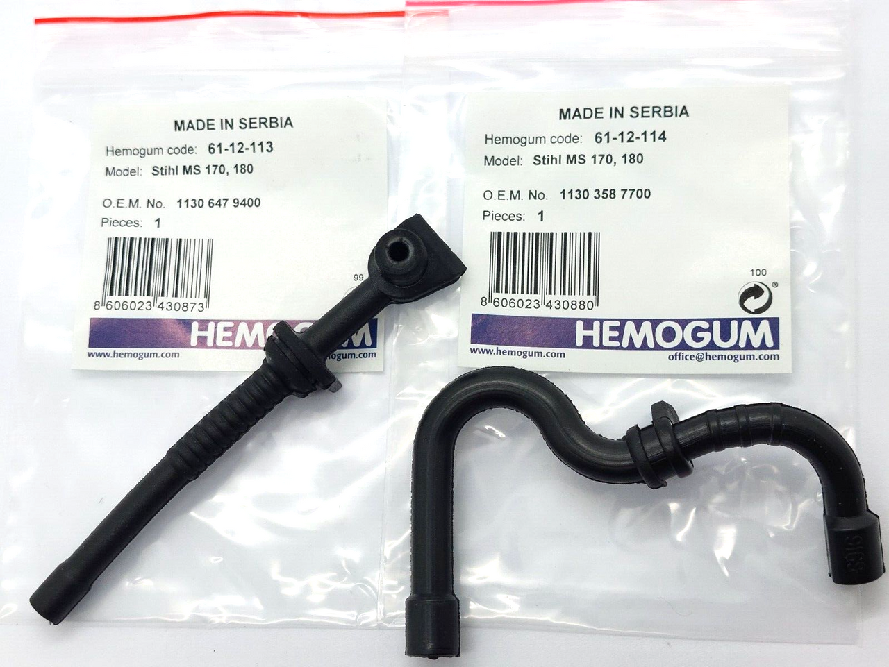 Fuel tank and Oil tank pipe hose line set For STIHL