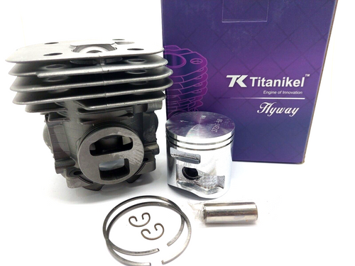 TITANIKEL Cylinder Head POT piston kit For Husqvarna 365 372 X- Torq HYWAY