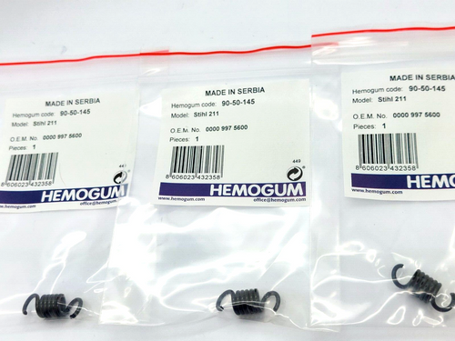 Clutch Springs 3 pcs set For STIHL 024, 026, MS171, MS181, MS211, MS240 ...