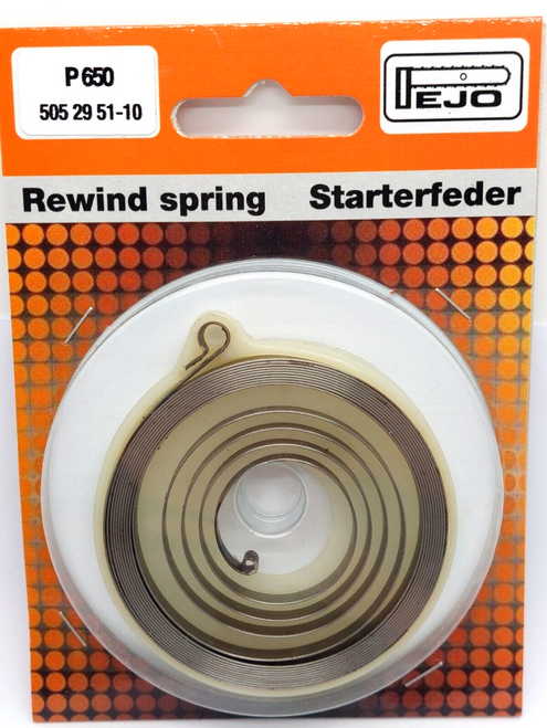 Partner 650,550,P55,P70,P100 recoil rewind starter spring