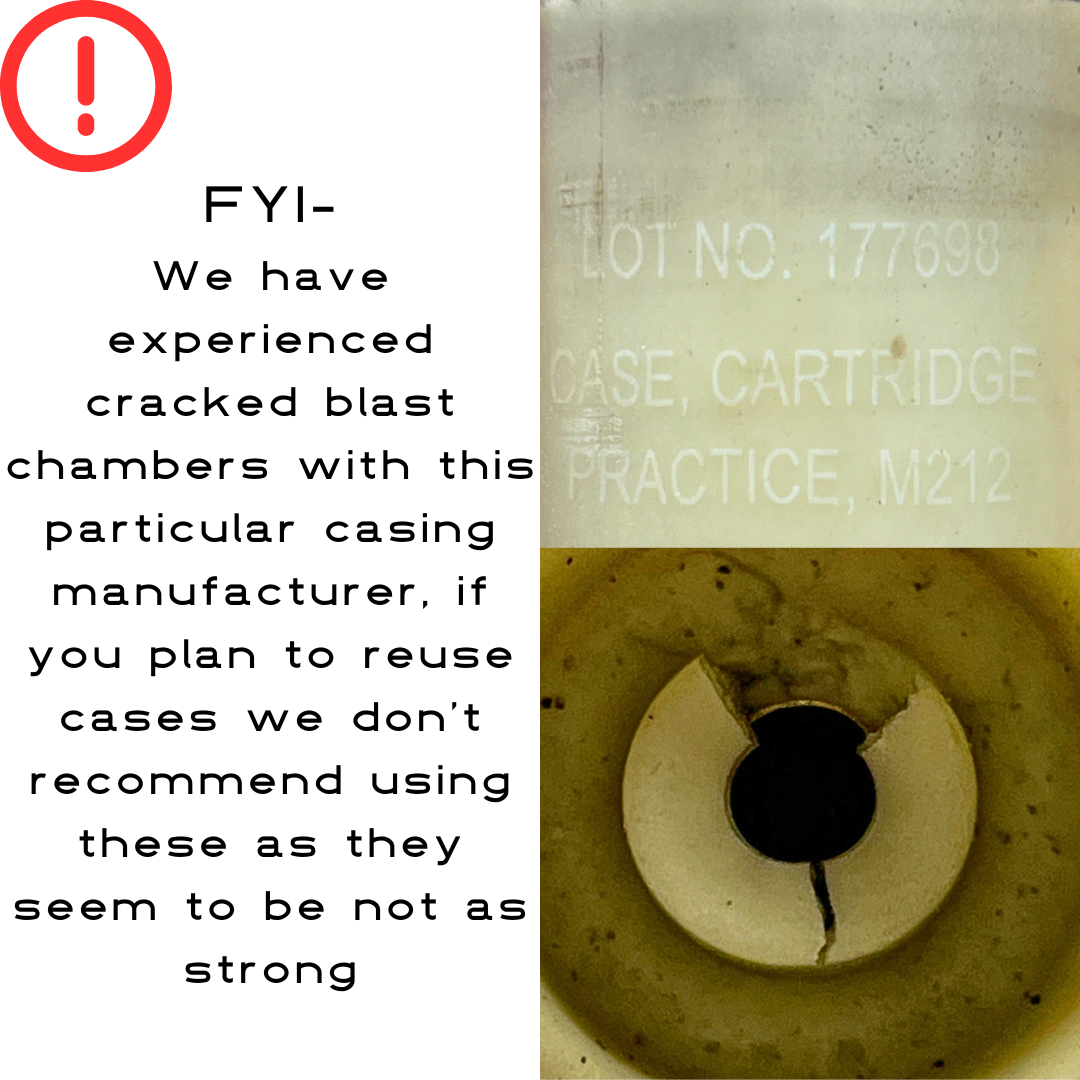 40MM M781 Chalk Training Rounds- Projectile