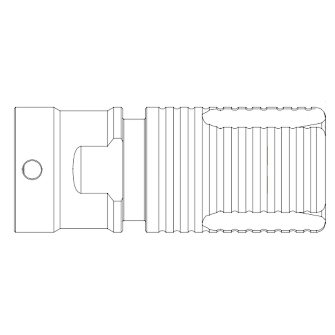 Flash Hider, KAK K415 3-Prong - KAK INDUSTRY