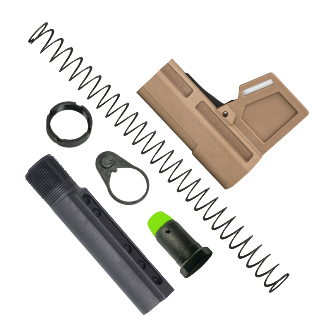 Mini Shockwave 2M Pistol Brace Kit- FDE - KAK INDUSTRY