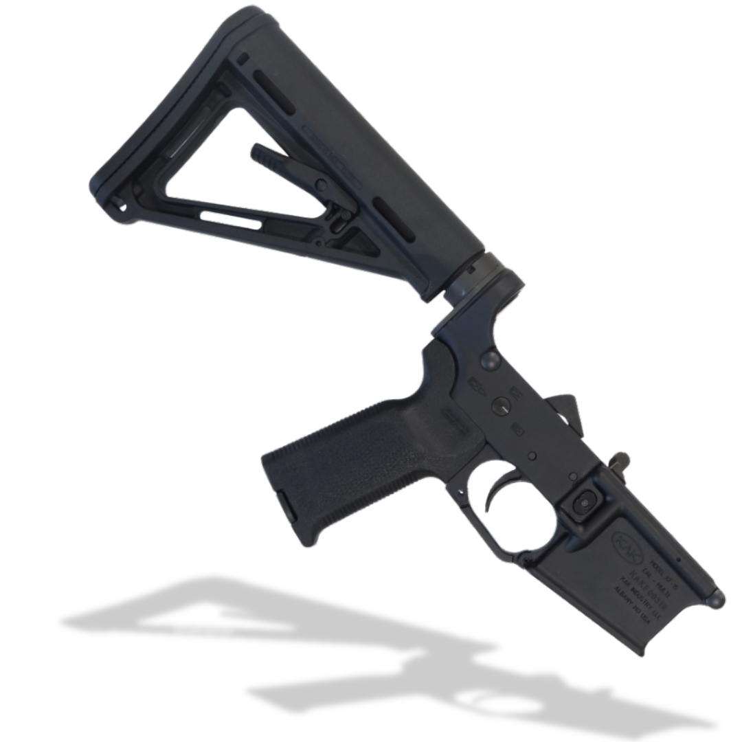 Complete AR15 Forged Lower Receiver, Magpul, Black - KAK INDUSTRY