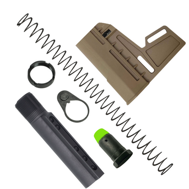 Mini Shockwave Classic Pistol Brace Kit- FDE - KAK INDUSTRY