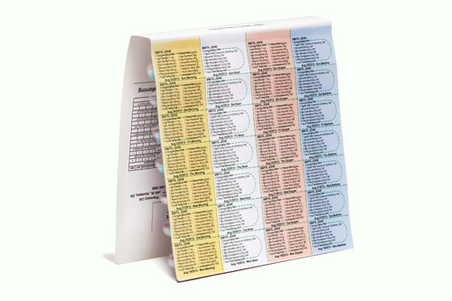 FlexRx™ 28 Weekly (28 Cavity) Cold-Seal Compliance Labels