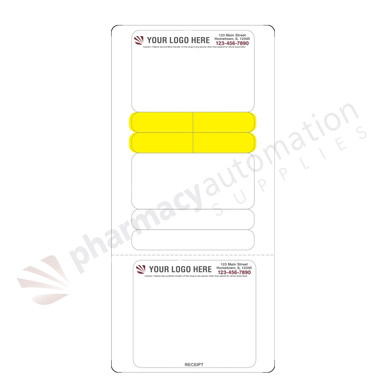 Custom 4" x 8.5" Pharmacy Label for Laser Printers | LM079