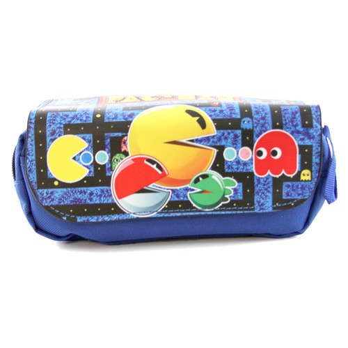 Buy Pac-Man Characters - Pac-Man Black Clutch Pencil Bag - Hexir.com