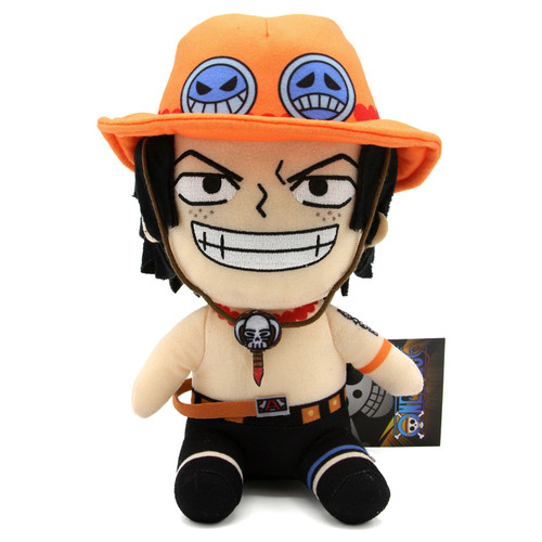Buy Portgas D. Ace Sit - One Piece 8" Plush (Great Eastern) 56794 ...