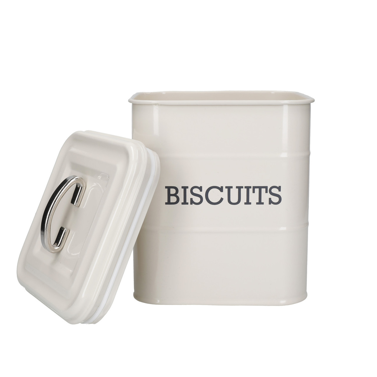 Living Nostalgia Antique Cream Biscuit Tin - Lifetime Brands Europe