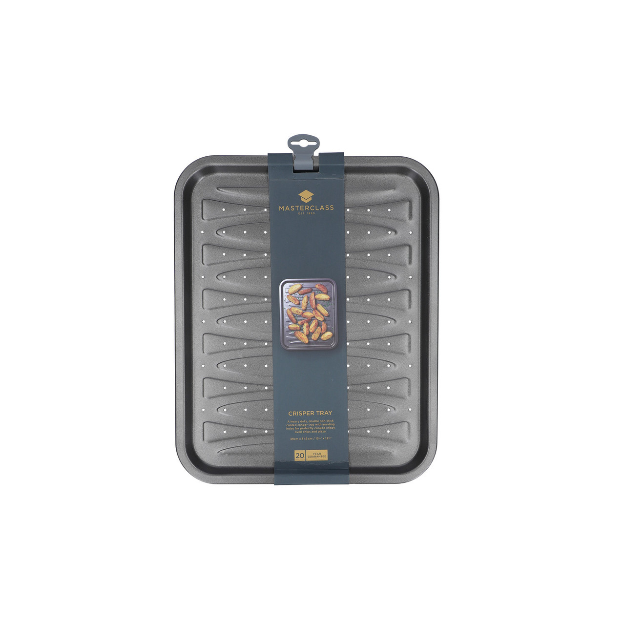 MasterClass Non-Stick Crisper Baking Tray, 39cm x 32cm - Lifetime ...