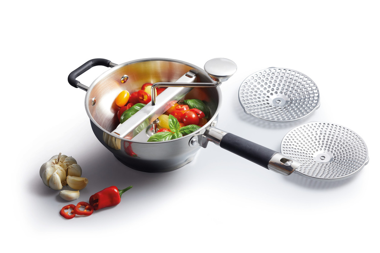 MasterClass Heavy-Duty Rotary Food Mill / Puree Maker - Lifetime Brands ...