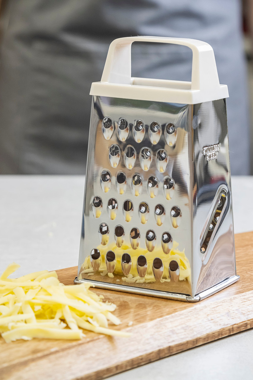 KitchenCraft Stainless Steel 14cm Four Sided Box Grater - Lifetime ...