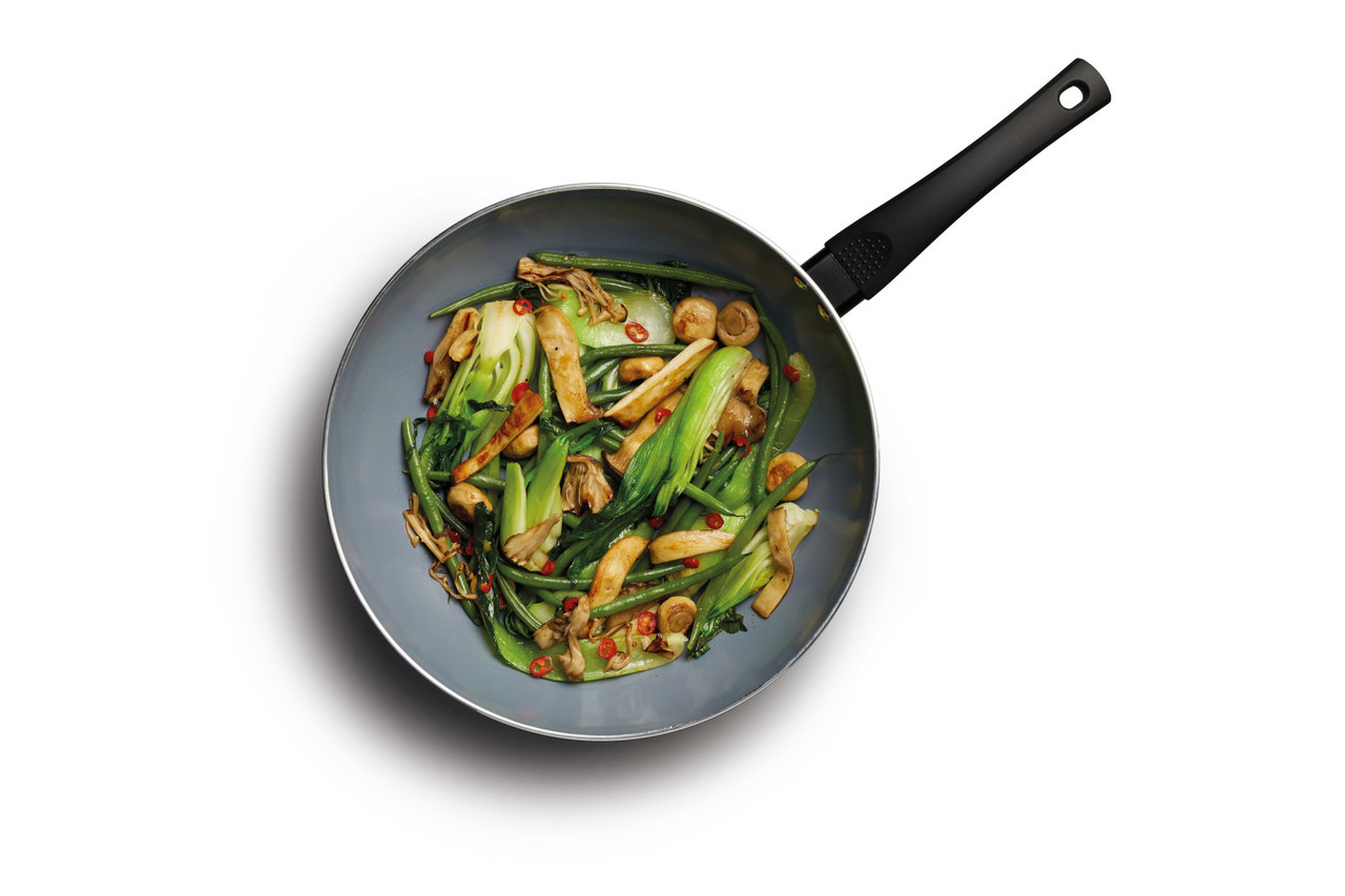 MasterClass Ceramic Non-Stick Induction-Ready Wok, 30cm - Lifetime ...