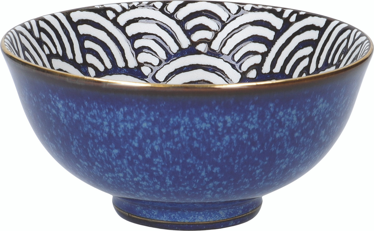 Mikasa Satori Porcelain Miso Serve Bowl, Indigo Blue, 11.5cm - Lifetime ...