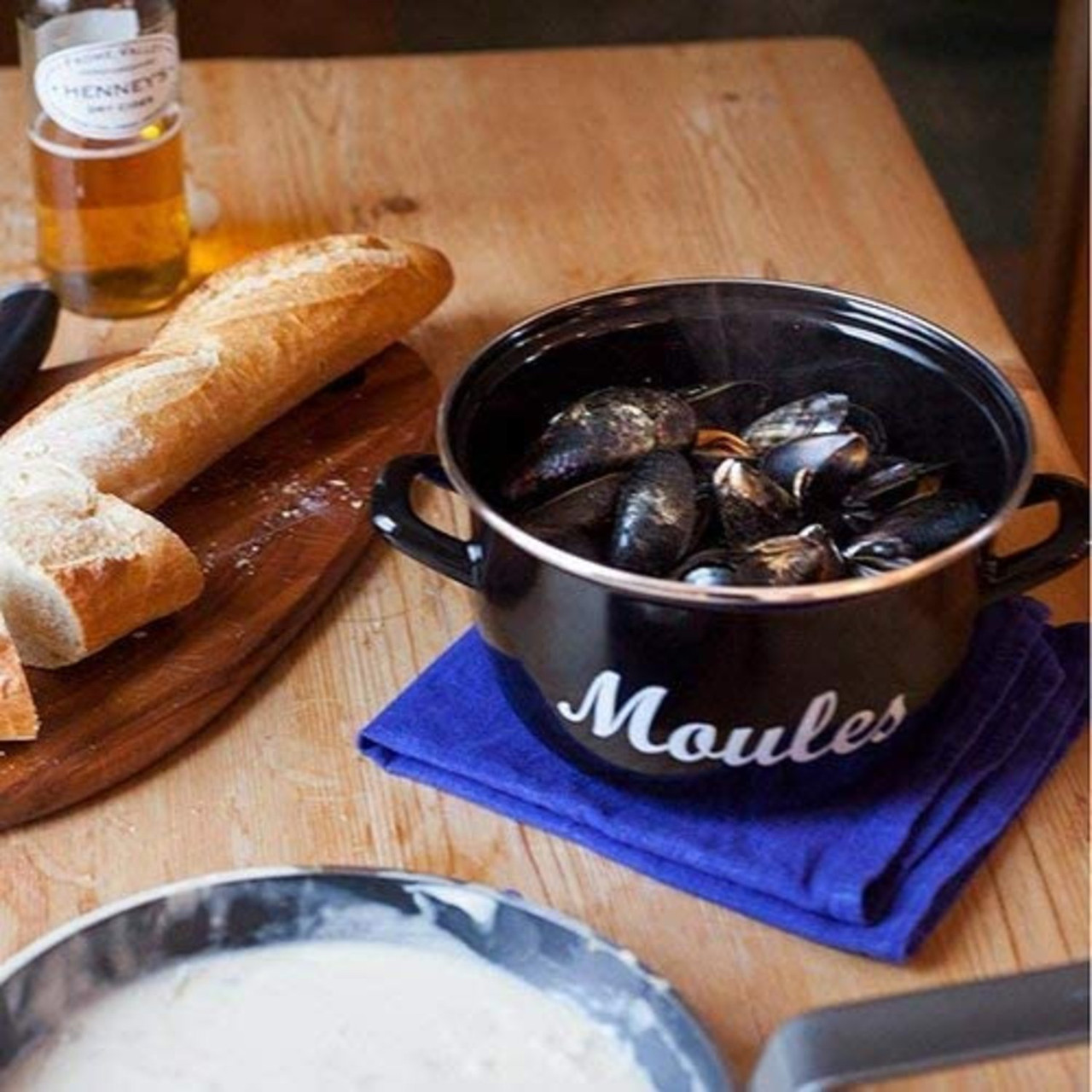 KitchenCraft World of Flavours Mediterranean Standard Mussels Pot ...