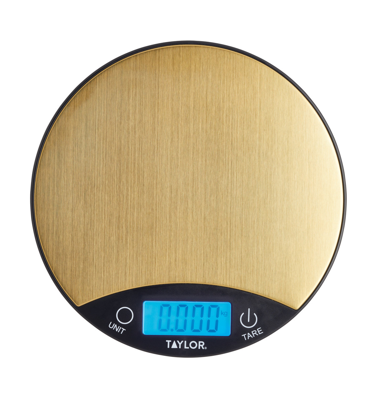 Taylor Pro Digital Dual 5Kg Kitchen Scales - Black & Brass - Lifetime ...
