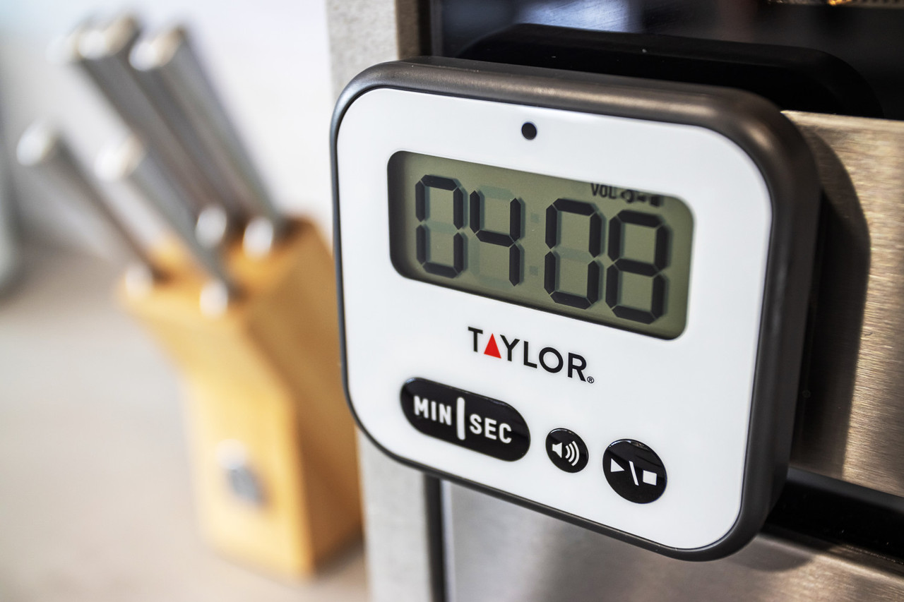 Taylor Pro Super Loud Digital Timer with Light Alert - Lifetime Brands ...