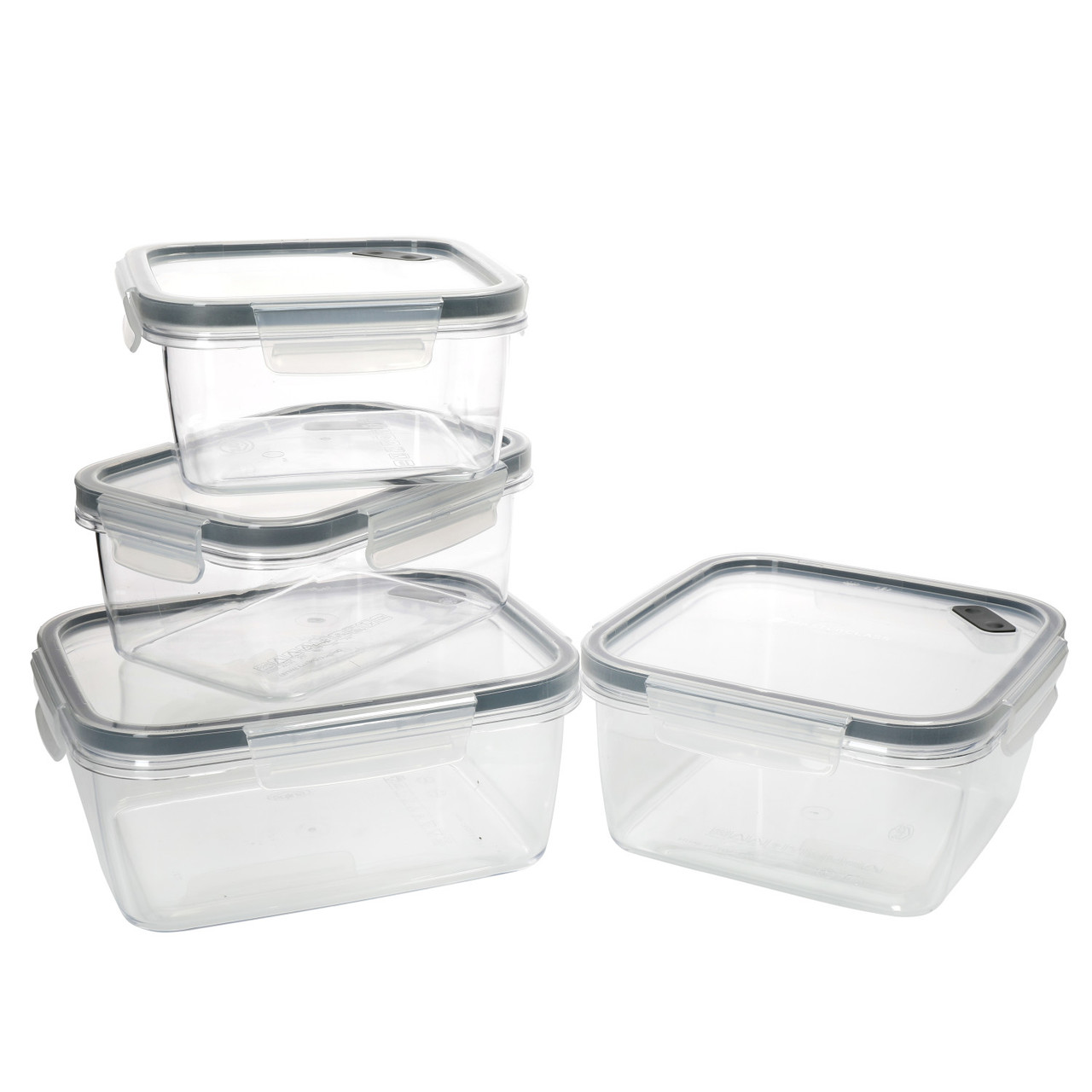 MasterClass Eco Smart Snap Storage Containers, 4-Piece Set - Lifetime ...