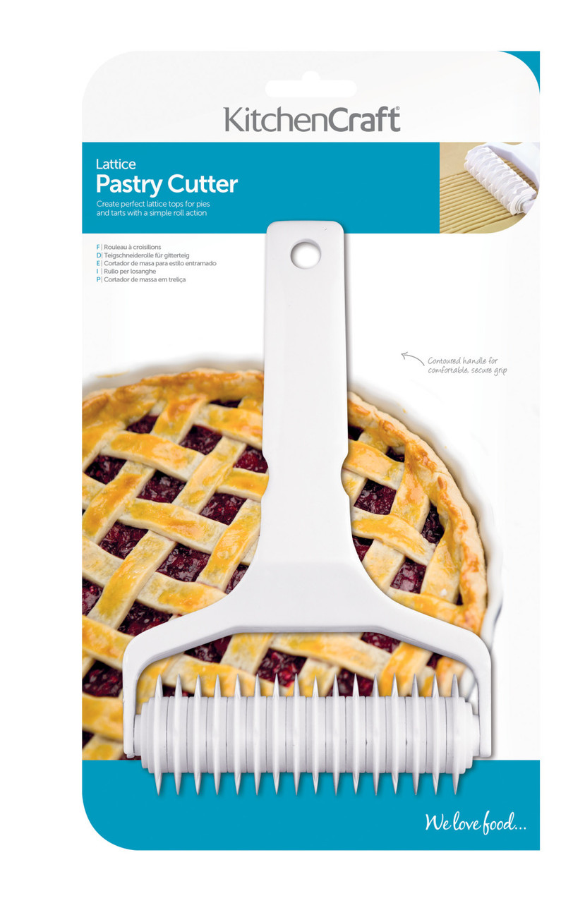 KitchenCraft White Lattice Pastry Roller - Lifetime Brands Europe