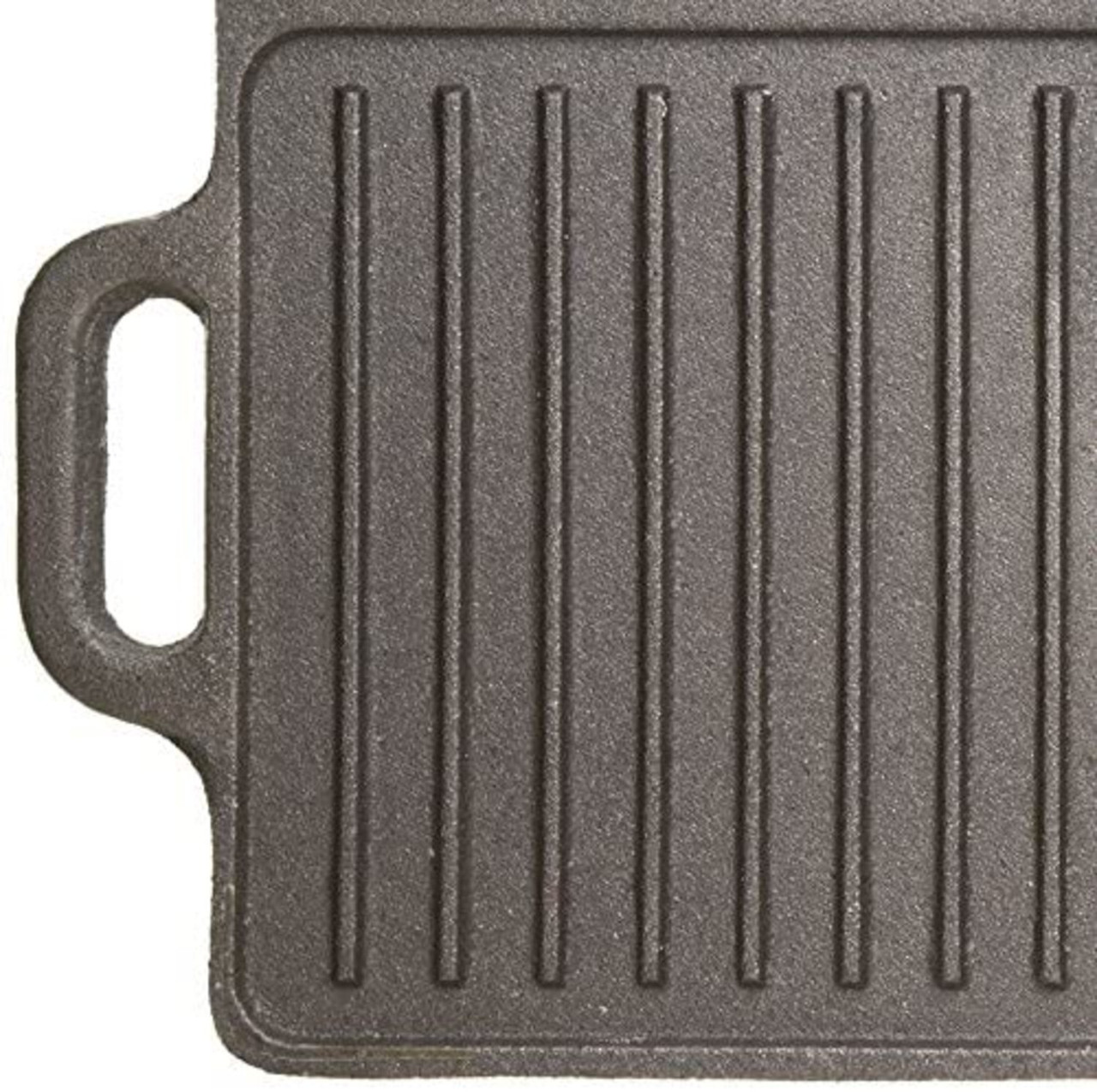 KitchenCraft Deluxe Cast Iron Griddle 45cm x 23cm - Lifetime Brands Europe