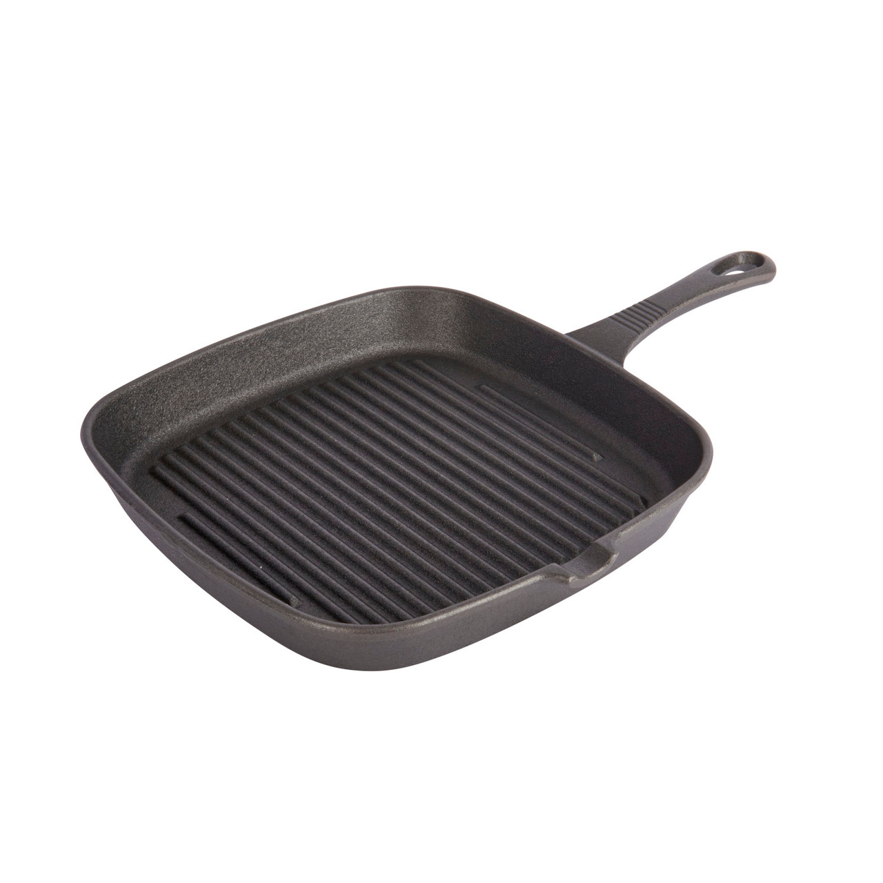 KitchenCraft Cast Iron Square Grill Pan, 23cm - Lifetime Brands Europe