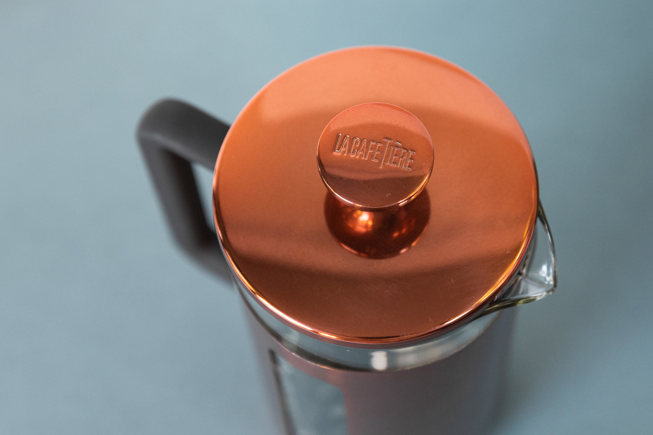 La Cafetière Pisa 3 Cup 350ml Stainless Steel Cafetiere, Copper ...