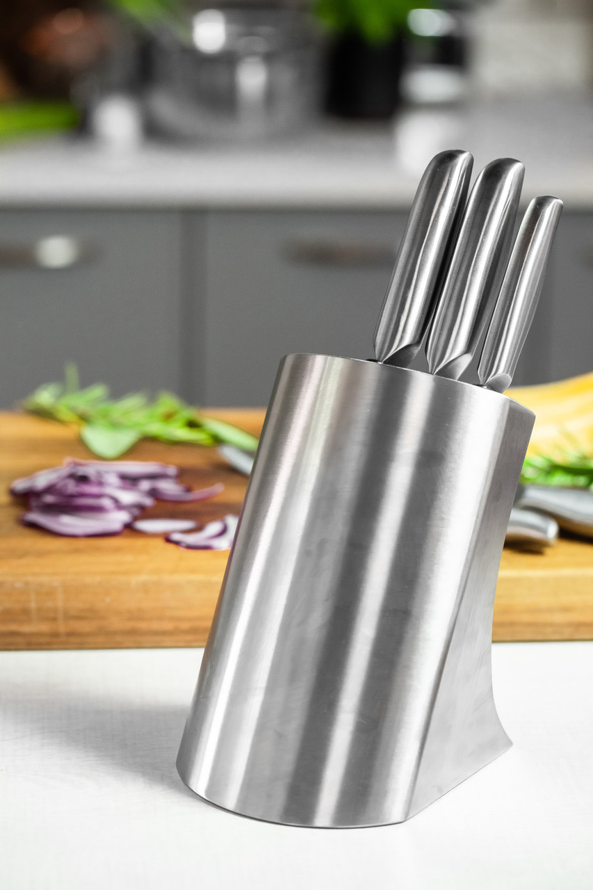 MasterClass Orissa 5 Piece Knife Set with Deluxe Stainless Steel ...