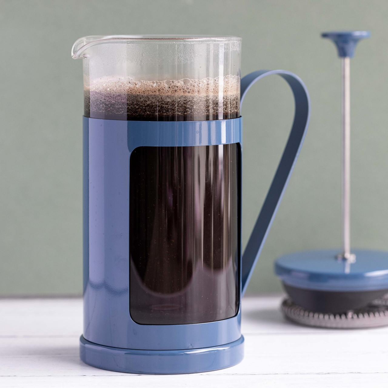 La Cafetière Monaco Cafetiere, 8-Cup, Navy Blue - Lifetime Brands Europe