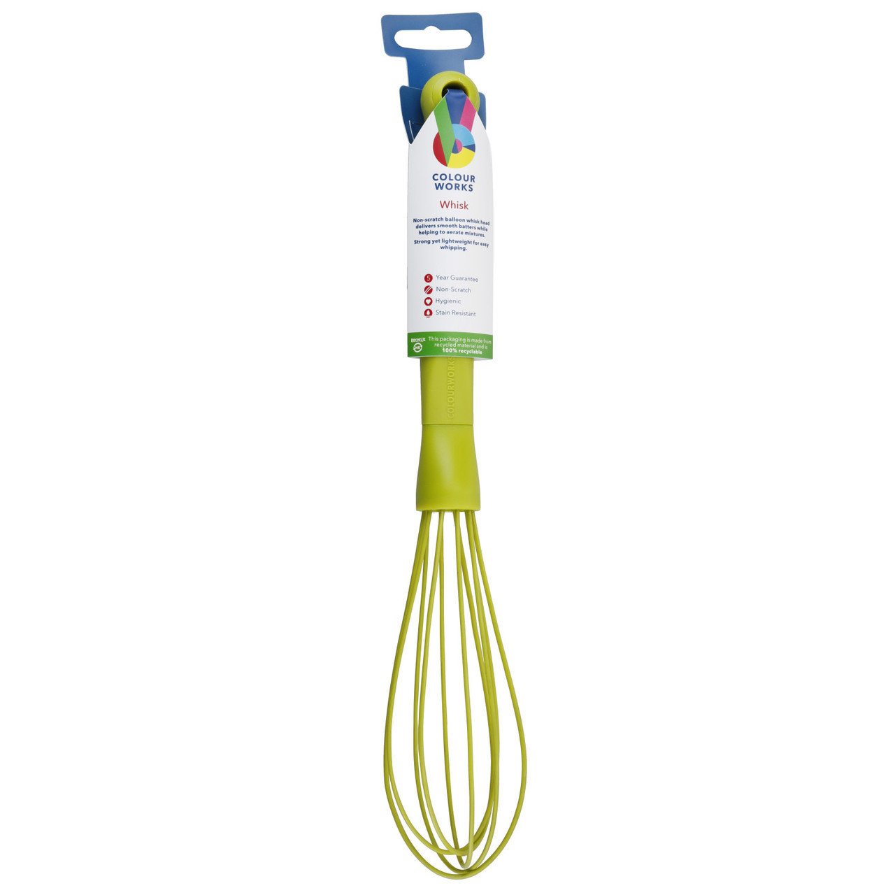 Colourworks Silicone Balloon Whisk, Green - Lifetime Brands Europe