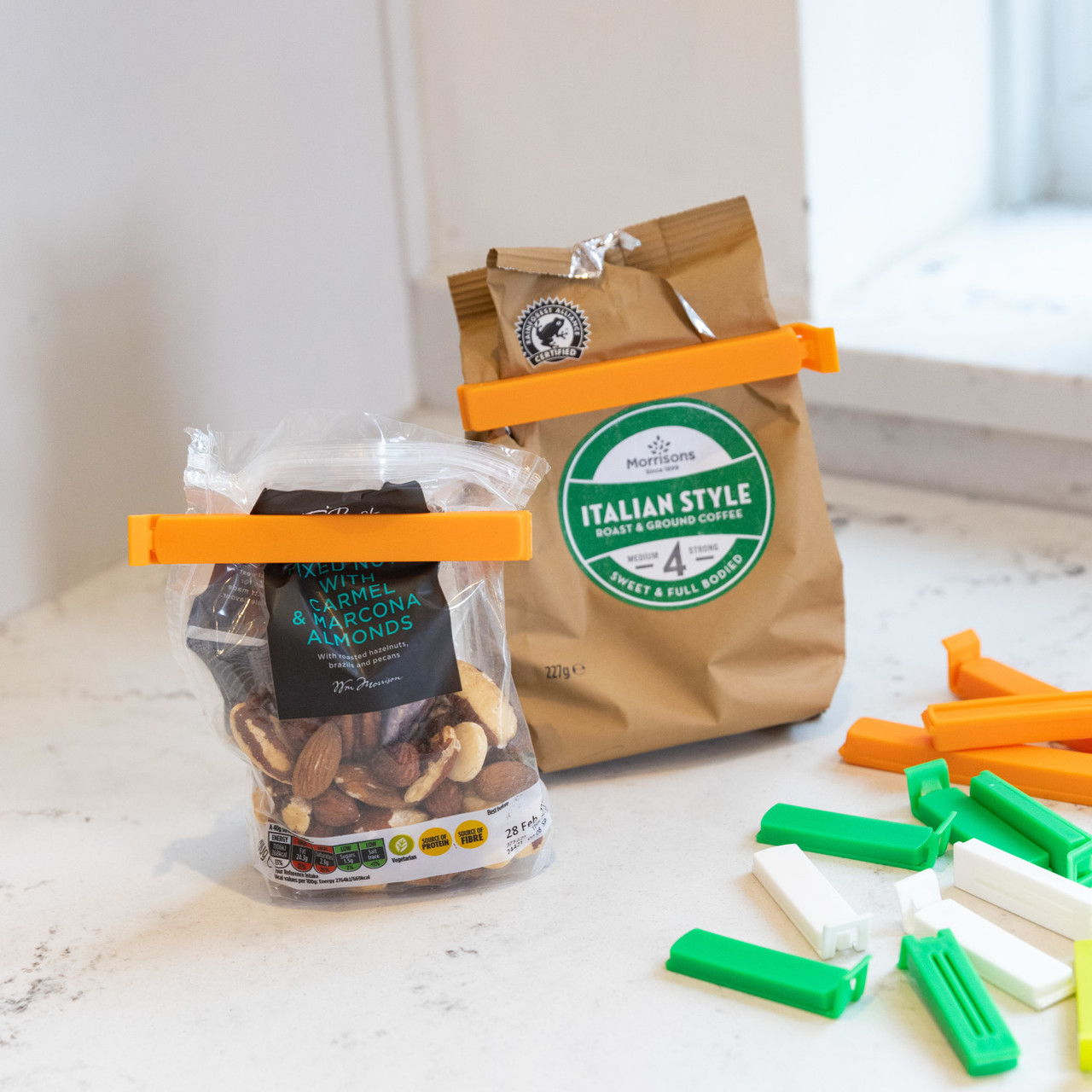 KitchenCraft Pack of Twenty Assorted Sized Bag Clips - Lifetime Brands ...