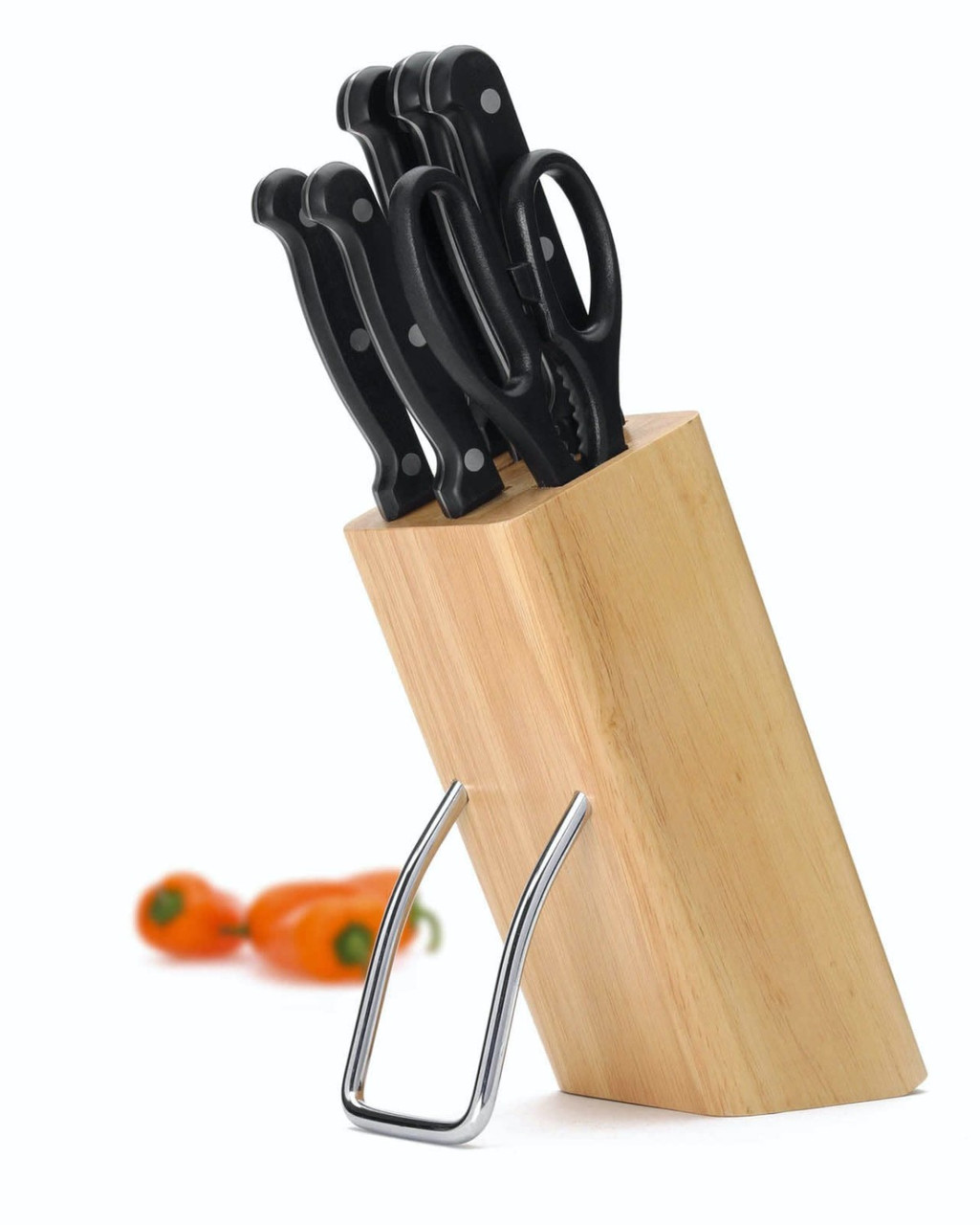 KitchenCraft 6 Piece Knife Set and Block - Lifetime Brands Europe
